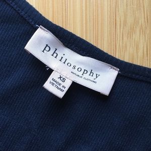 Philosophy | Tops | Philosophy Floral Collar Tank Top Xs | Poshmark